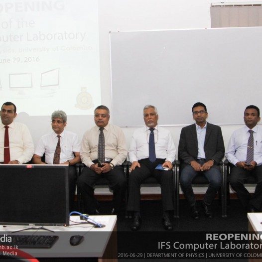 Opening of the IFS Computer Laboratory and Reading room | University of ...