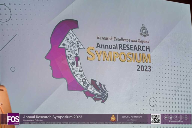 Annual Research Symposium – 2023 | University of Colombo, Sri Lanka