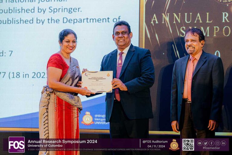 Annual Research Symposium – 2024 | University of Colombo, Sri Lanka