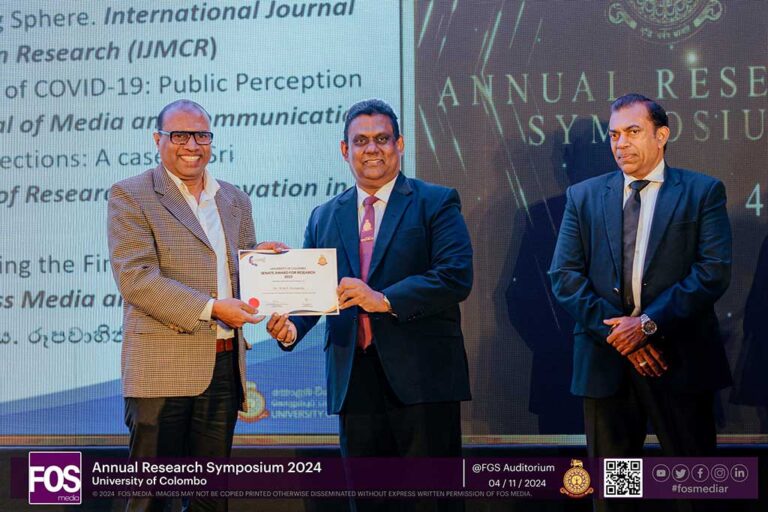 Annual Research Symposium – 2024 | University of Colombo, Sri Lanka