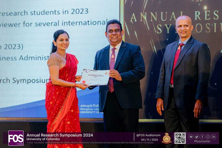 Annual Research Symposium – 2024 | University of Colombo, Sri Lanka
