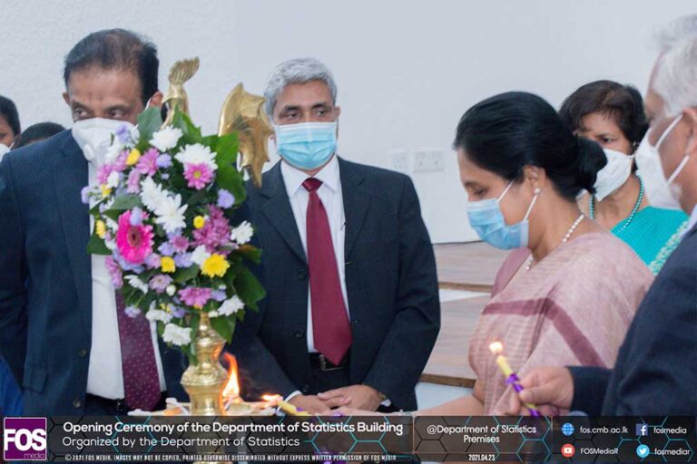 Opening of the New Building of the Department of Statistics ...
