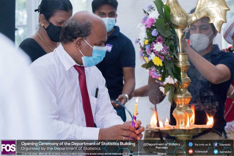 Opening of the New Building of the Department of Statistics ...