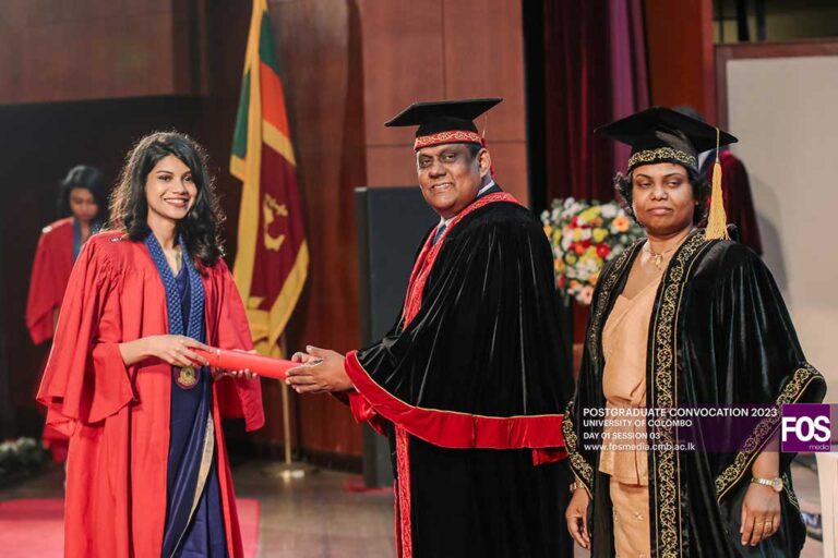 Postgraduate Convocation 2023 | University of Colombo, Sri Lanka