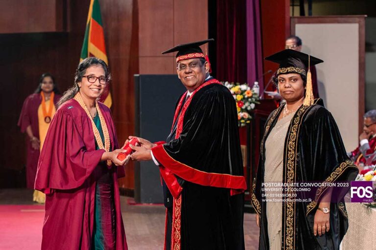 Postgraduate Convocation 2023 | University of Colombo, Sri Lanka